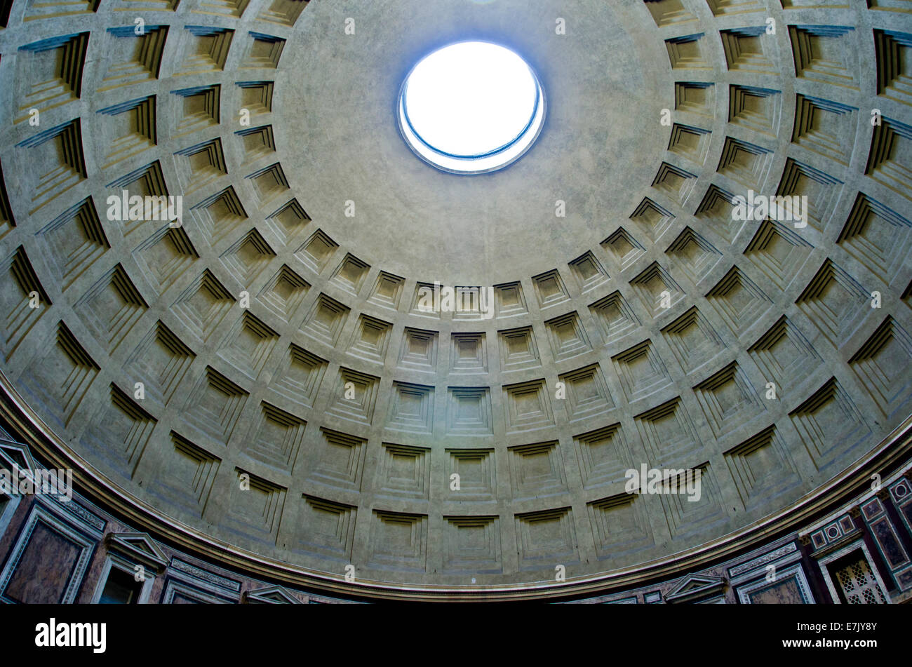 ROME, ITALY - OCTOBER 14, 2011: Detail of Pantheon in Rome, Italy ...
