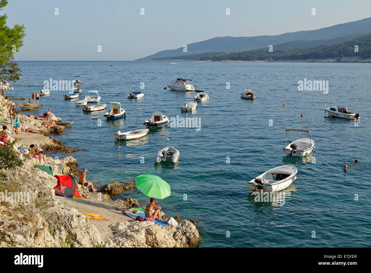 seafront, Rabac, Istria, Croatia Stock Photo - Alamy