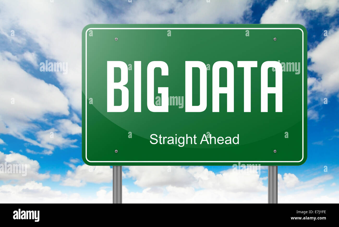 Big data road sign hi-res stock photography and images - Alamy