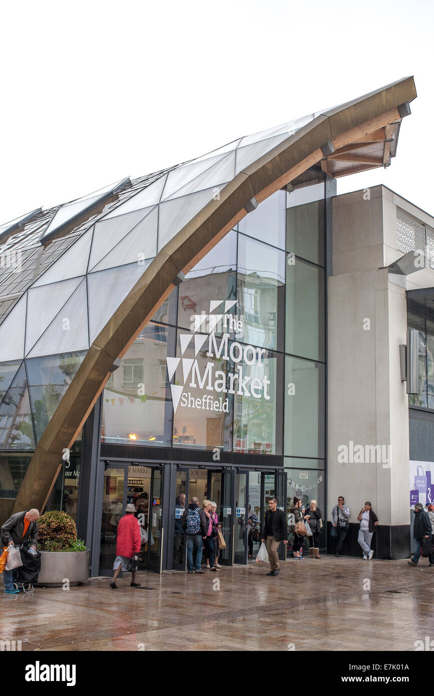 The Moor Market in Sheffield South Yorkshire England Stock Photo - Alamy