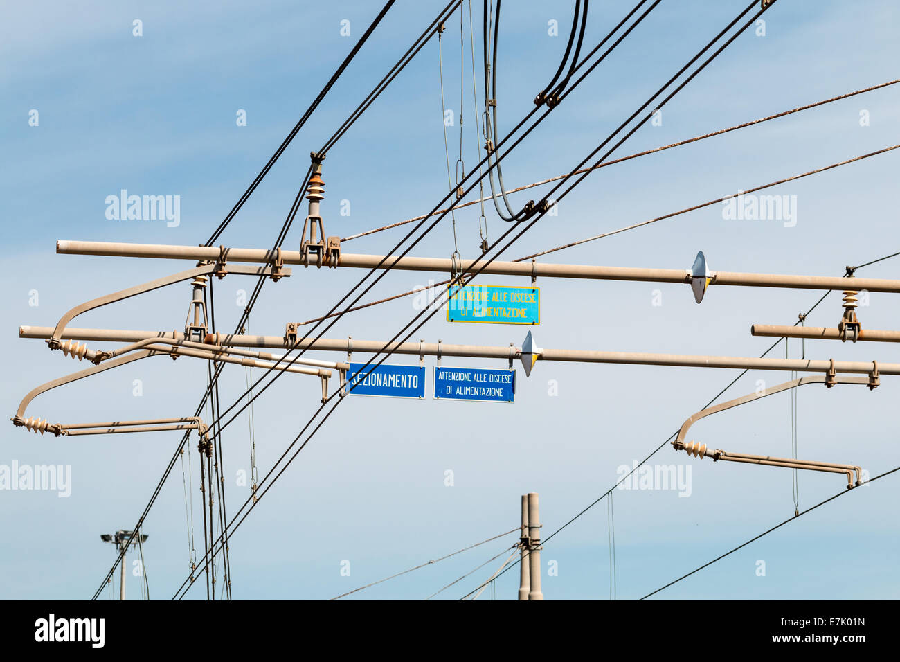 Train station network cable Stock Photo - Alamy
