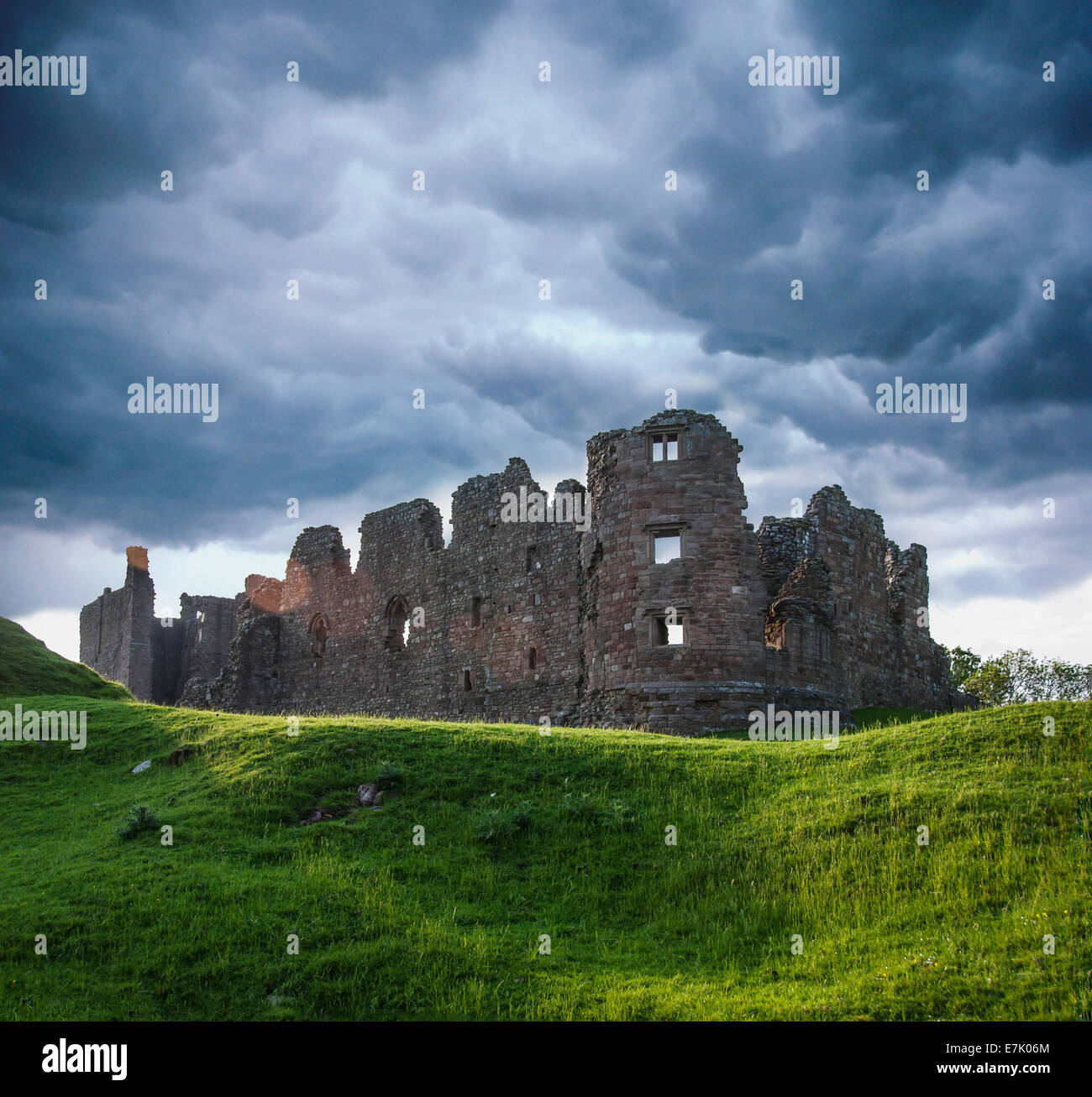 Built in 1090, ruined castle in the village of Brough, Cumbria, England ...
