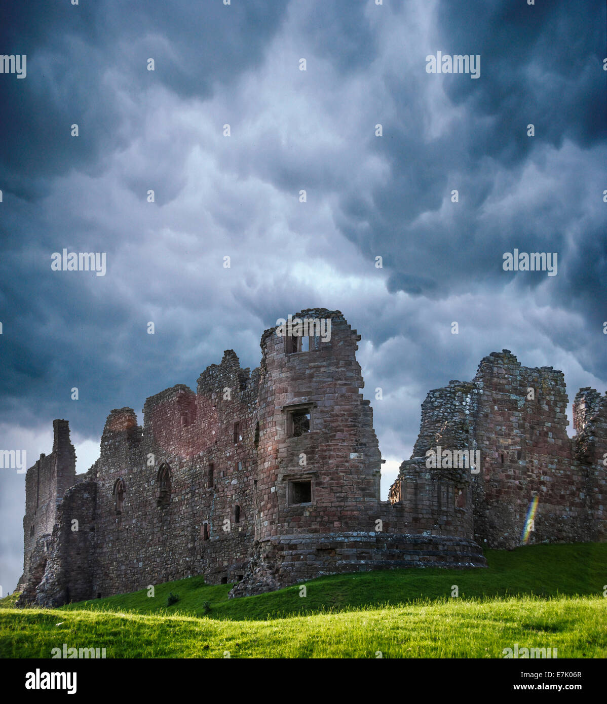 Built in 1090, ruined castle in the village of Brough, Cumbria, England ...