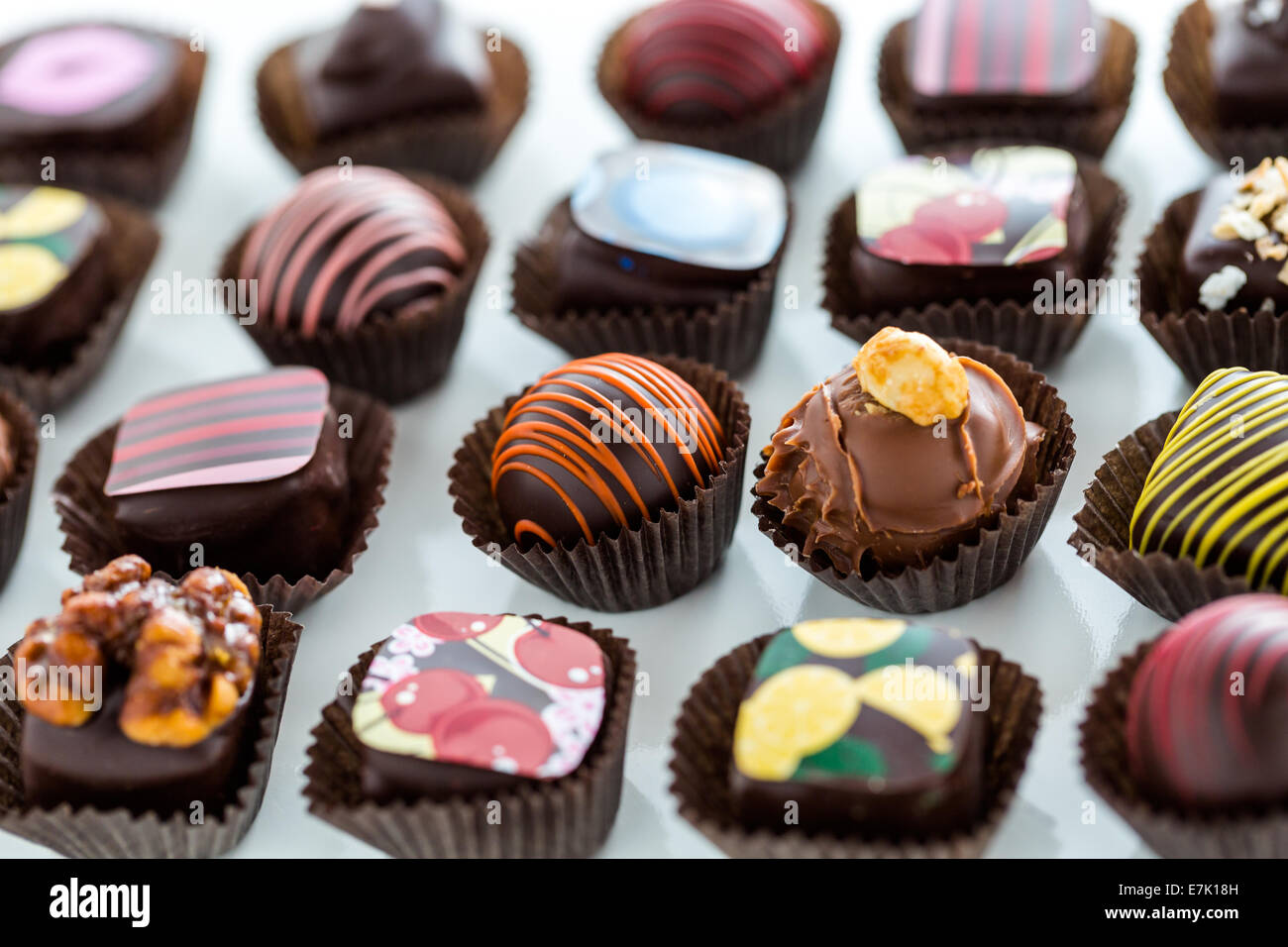 Delicious gourmet chocolate truffles hand made by professional ...