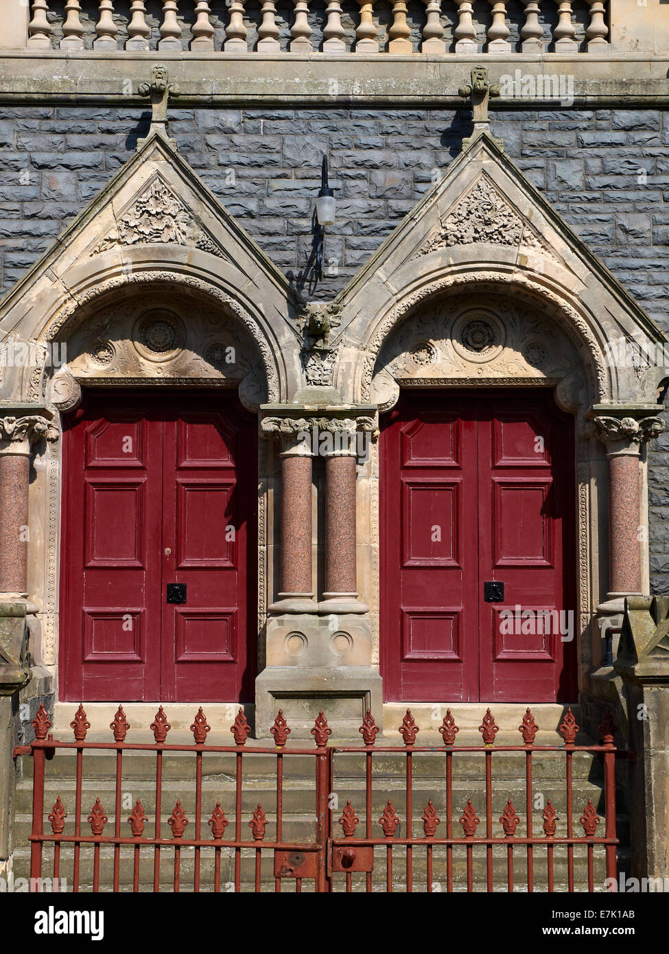 Entrance to Bethel Welsh Baptist Church in Baker Street Aberystwyth ...