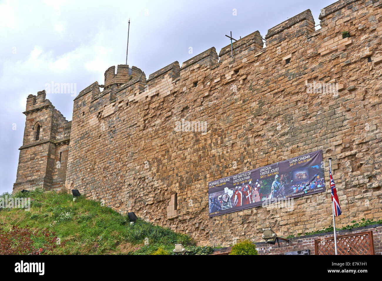 Lincoln Castle is a major castle constructed in Lincoln, England during ...