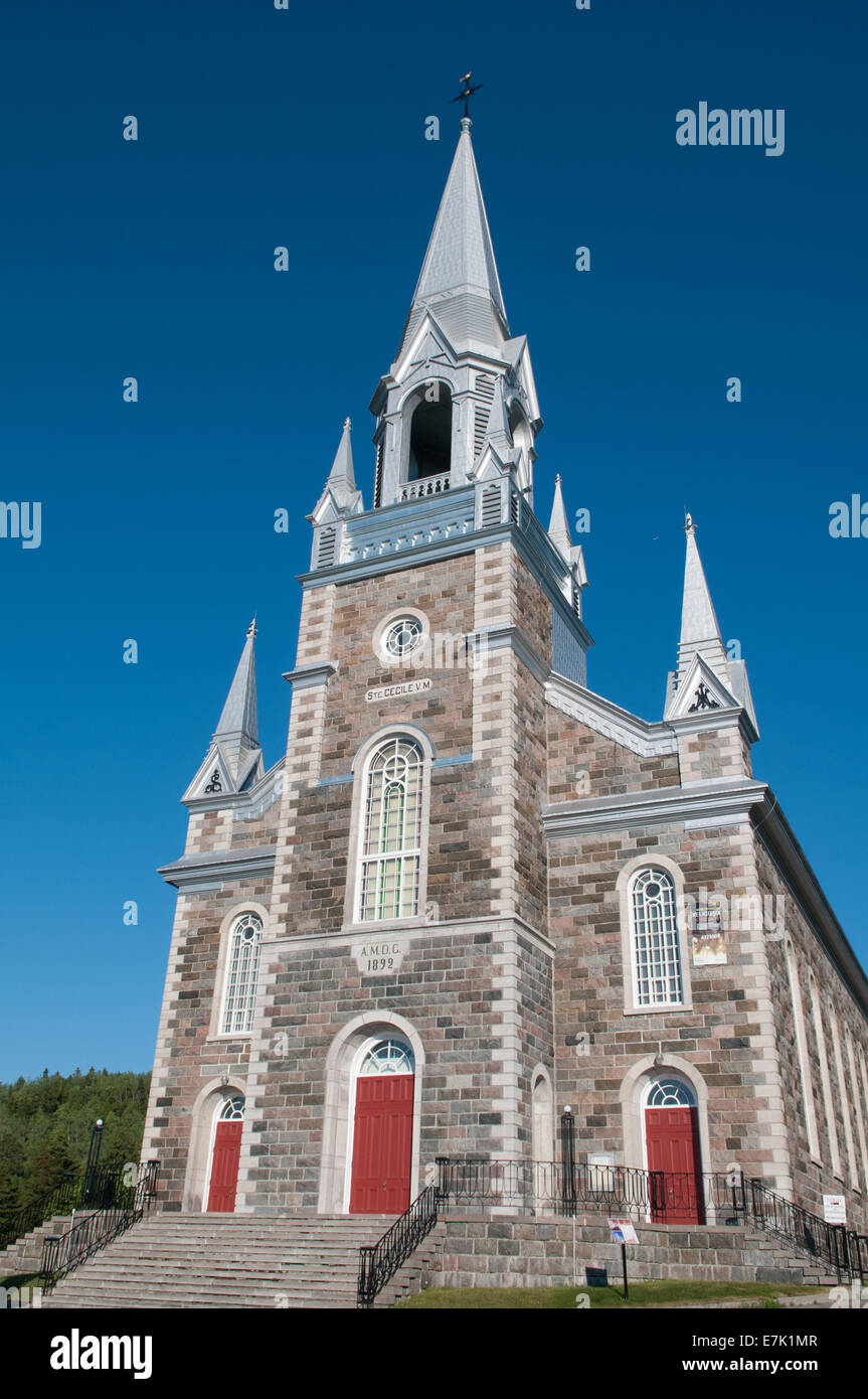 Church Sainte-Cecile du Bic, Bic Village, Bas Saint Laurent Quenec ...