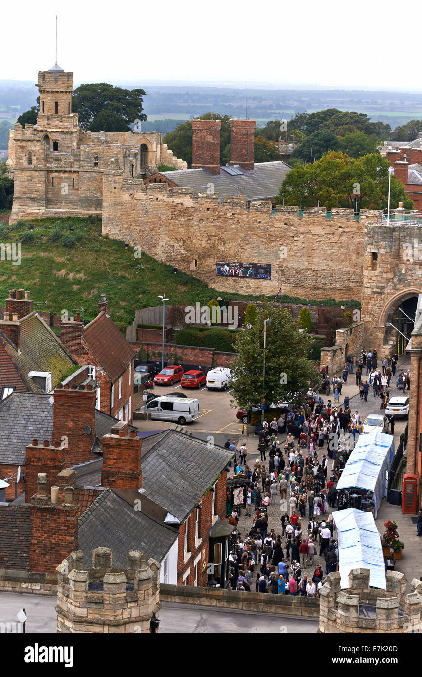 Lincoln Castle is a major castle constructed in Lincoln, England during ...