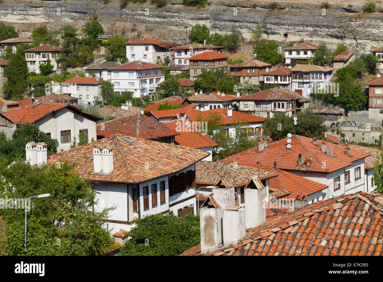 Traditional Ottoman Houses Safranbolu Turkey Stock Photo - Alamy