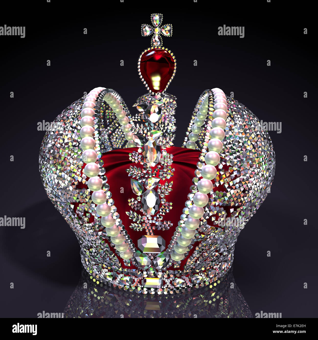 Big Imperial Crown Stock Photo - Alamy