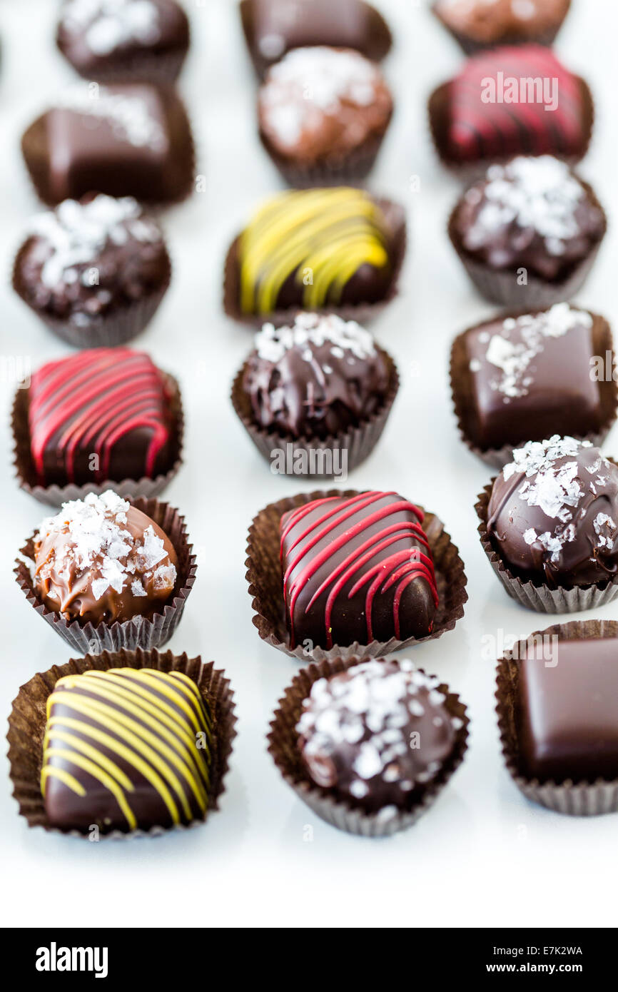 Delicious gourmet chocolate truffles hand made by professional ...