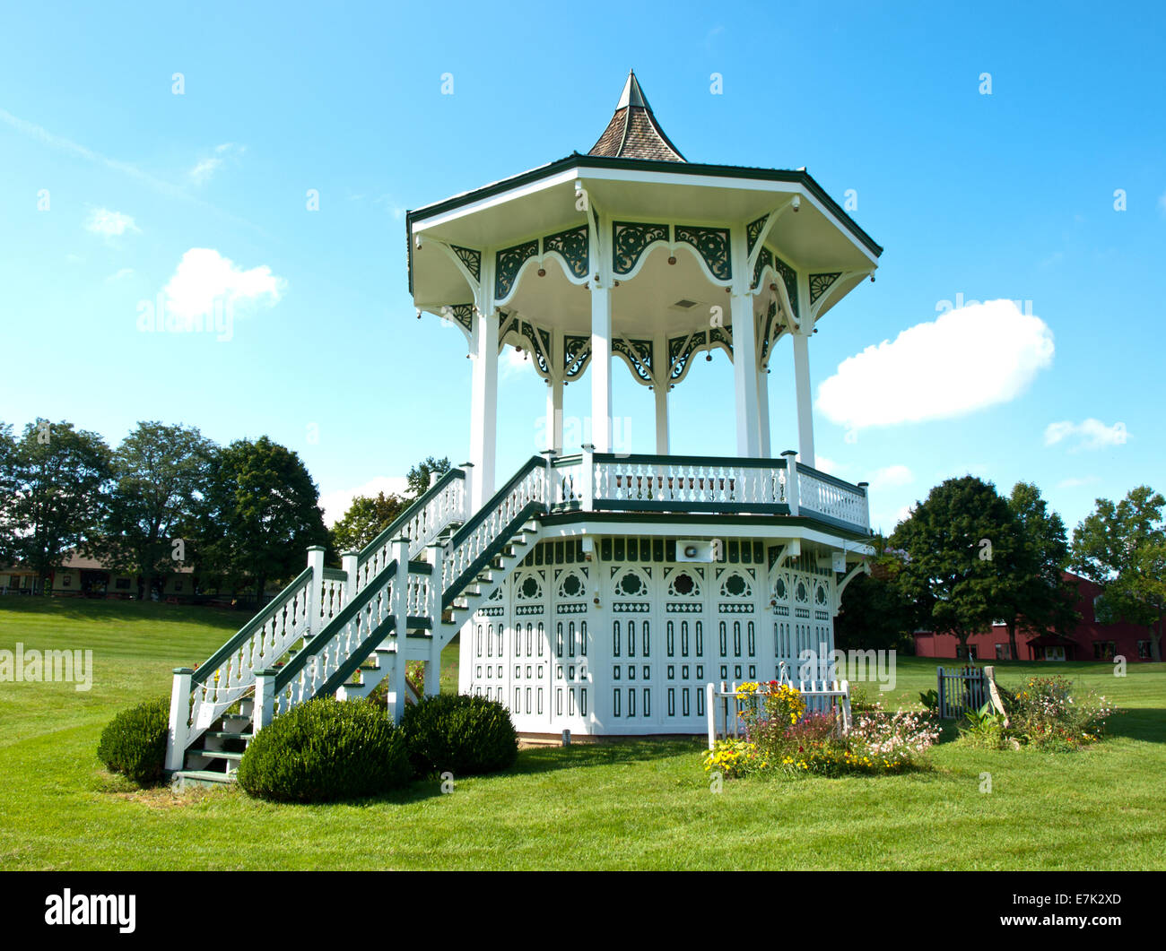 old decorative gazebo Stock Photo - Alamy