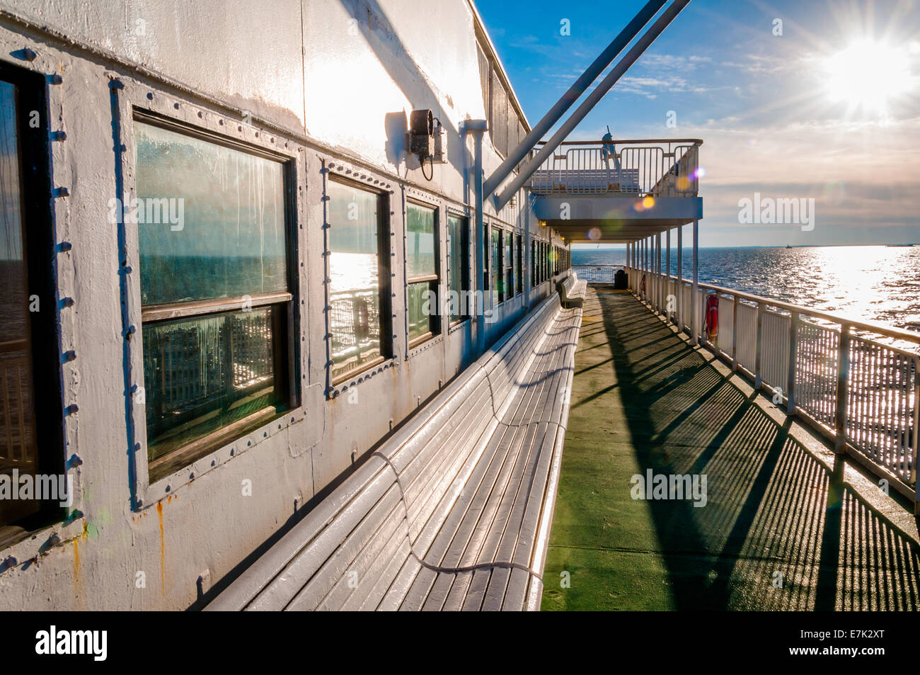 Aboard the Cape May -Lewes Ferry, in the Delaware Bay between New ...