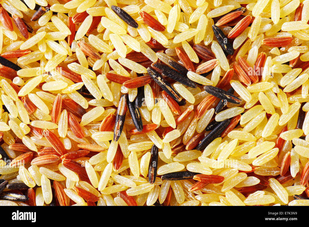 Long grain and wild rice mix Stock Photo - Alamy