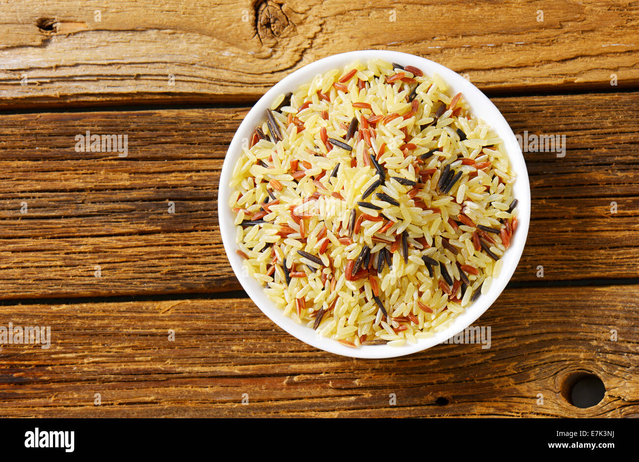 Long grain and wild rice mix Stock Photo - Alamy