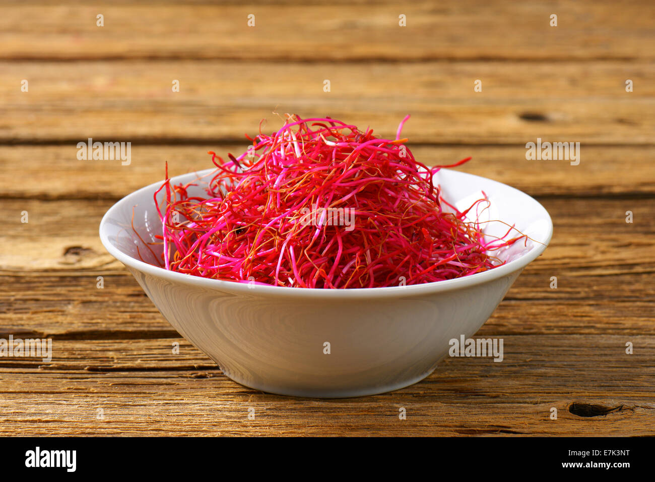 Raw food - Red beet sprouts Stock Photo - Alamy