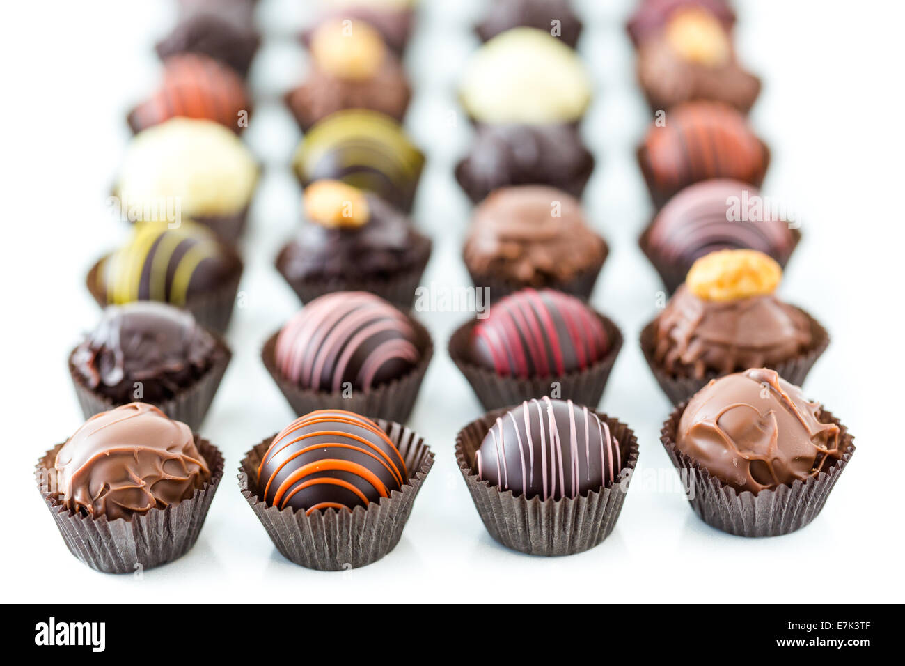 Delicious gourmet chocolate truffles hand made by professional ...