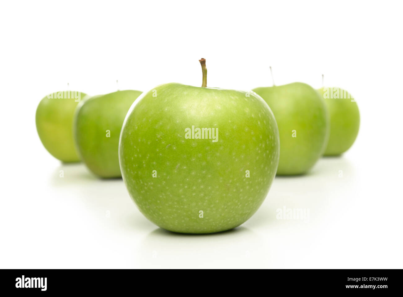 Apple isolated on a white background Stock Photo - Alamy