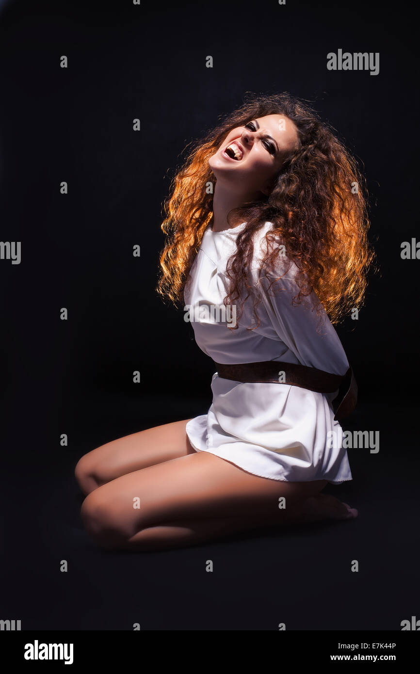 Woman in image vampire halloween hi-res stock photography and images ...