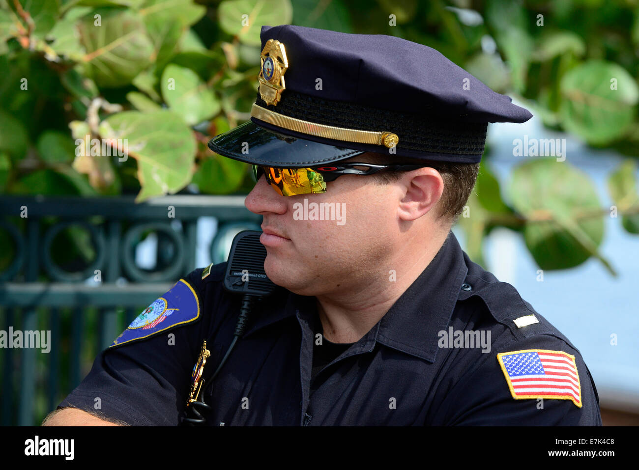 Policeman in uniform Stock Photo - Alamy