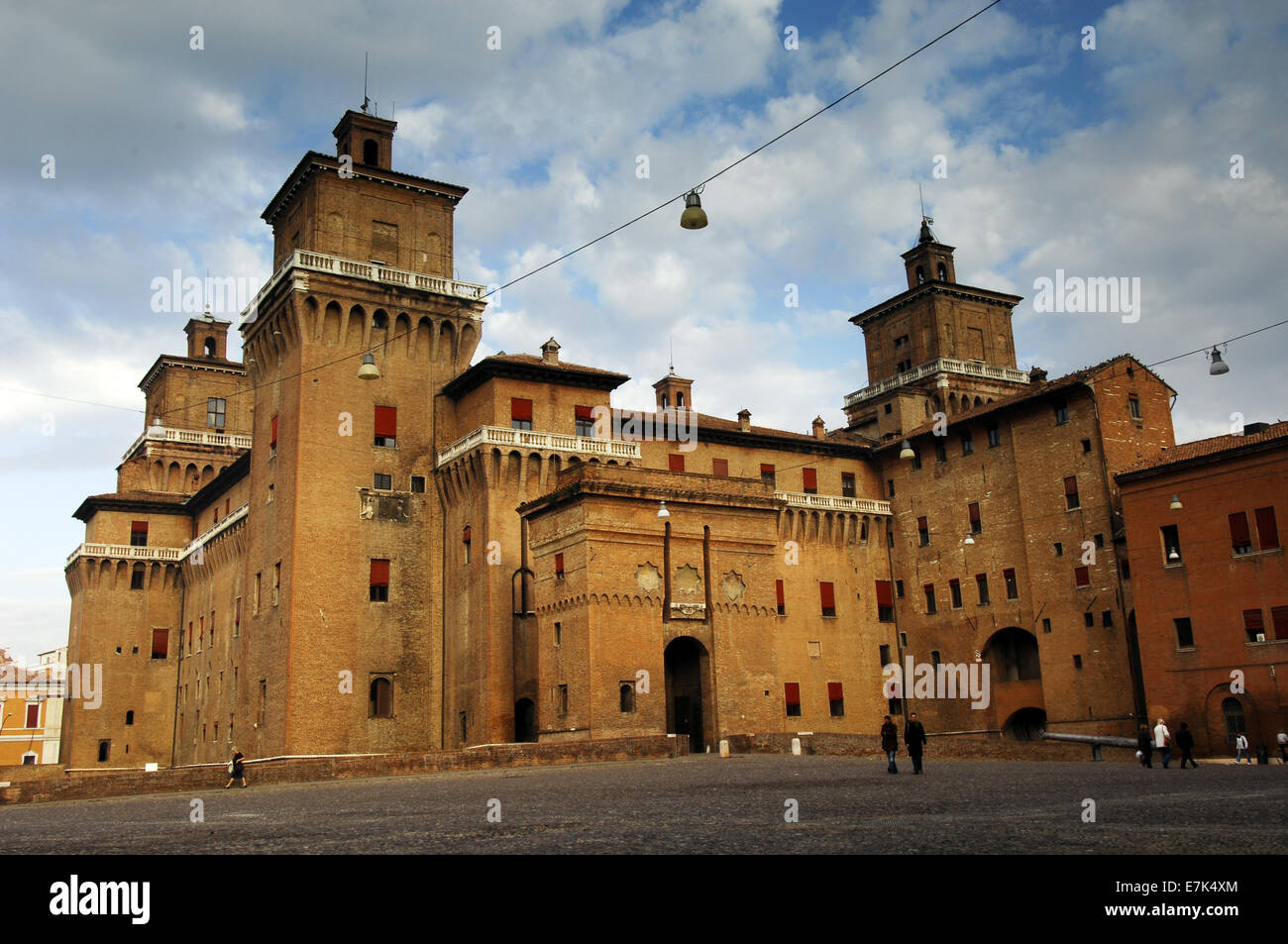 Italy, Emilia Romagna, Ferrara, Estense castle Stock Photo - Alamy