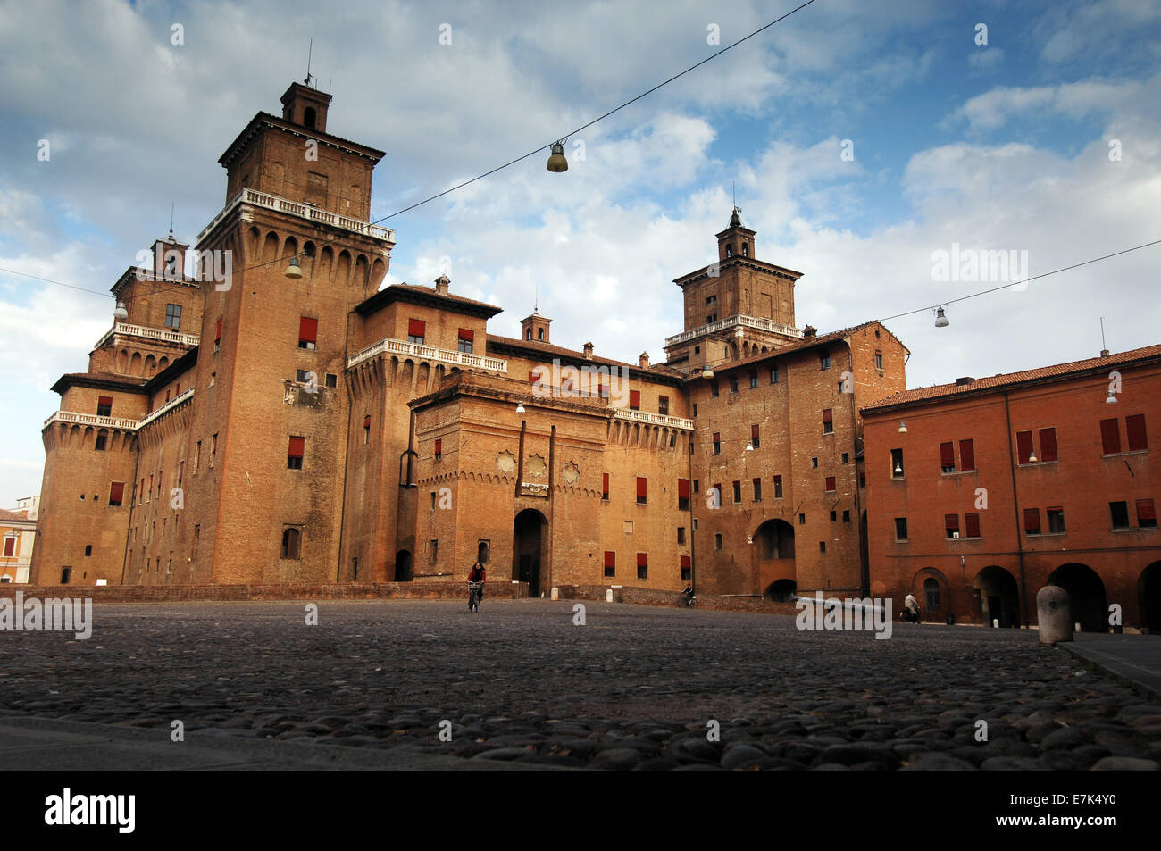 Italy, Emilia Romagna, Ferrara, Estense castle Stock Photo - Alamy