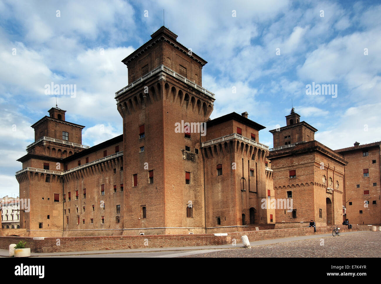 Italy, Emilia Romagna, Ferrara, Estense castle Stock Photo - Alamy