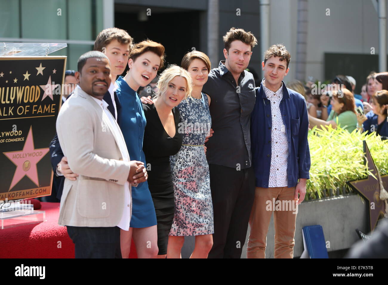 Divergent Cast New York, USA. 14th Mar, 2016. Actors ANSEL ELGORT,
