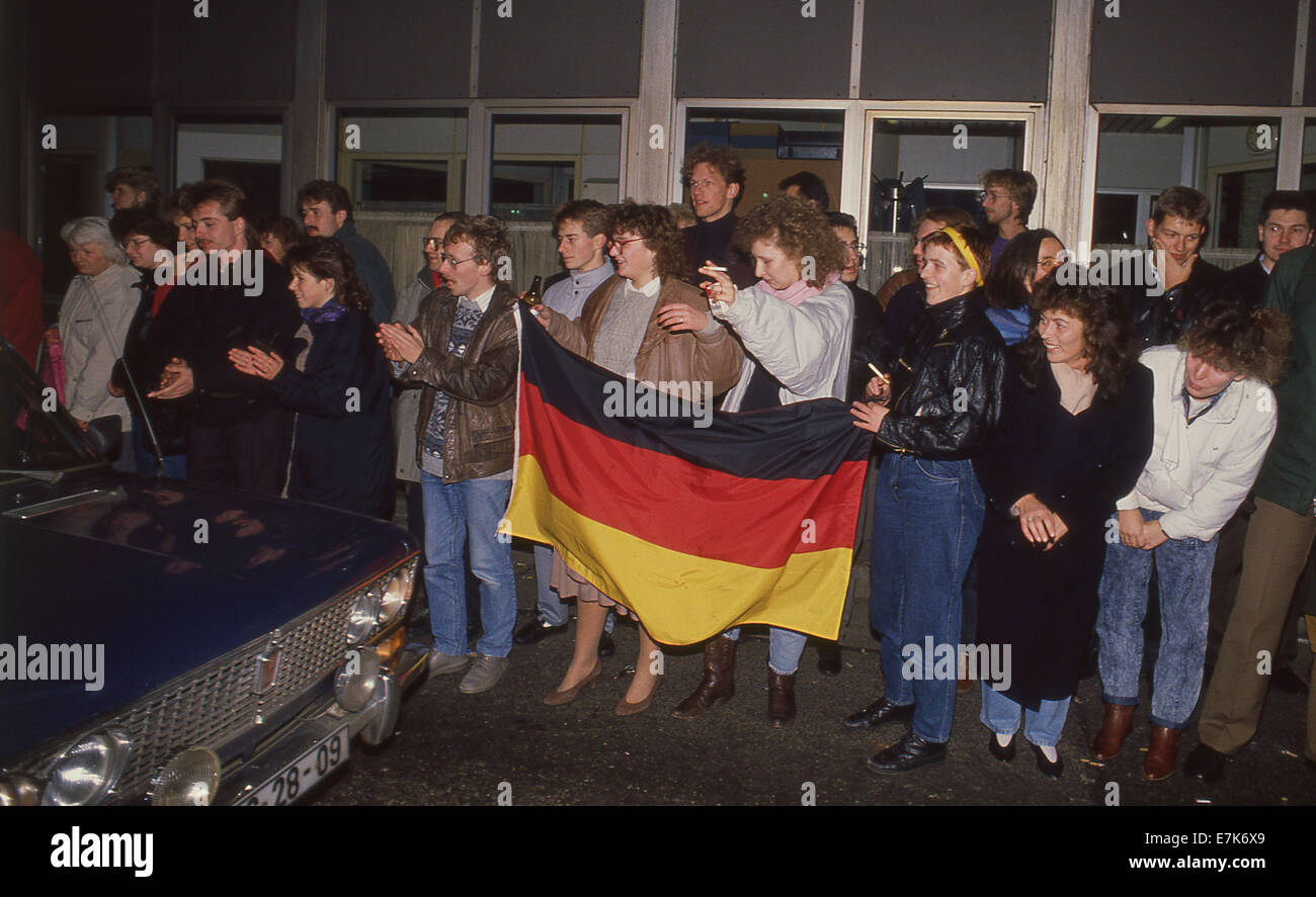 Waving german flag near cross hi-res stock photography and images - Alamy