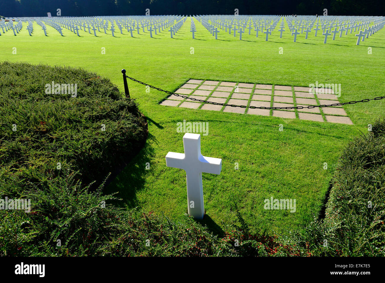 George Patton Grave Luxembourg American Cemetery and Memorial Europe ...