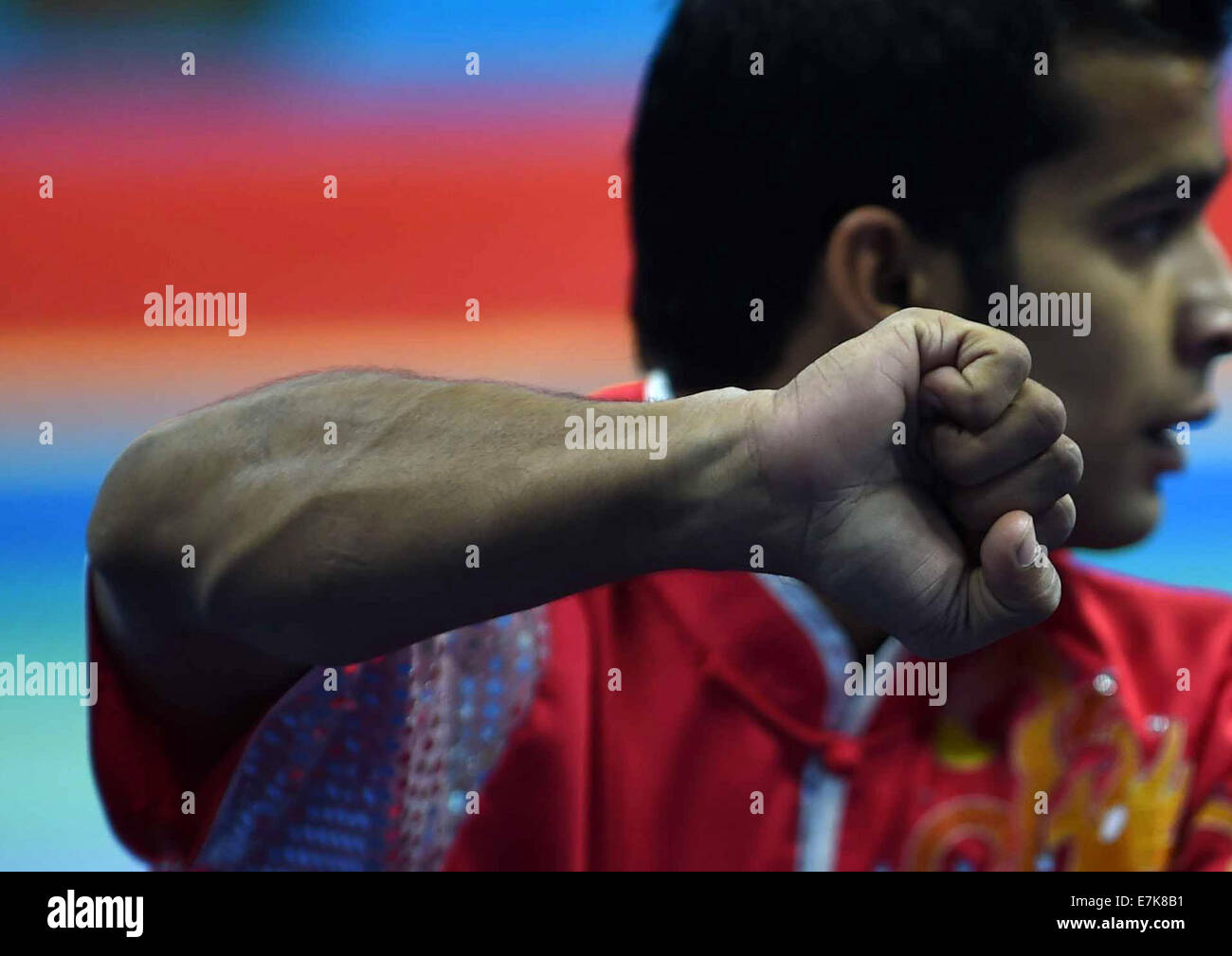 Incheon, South Korea. 20th Sep, 2014. Namdeo Anjul of India performs ...
