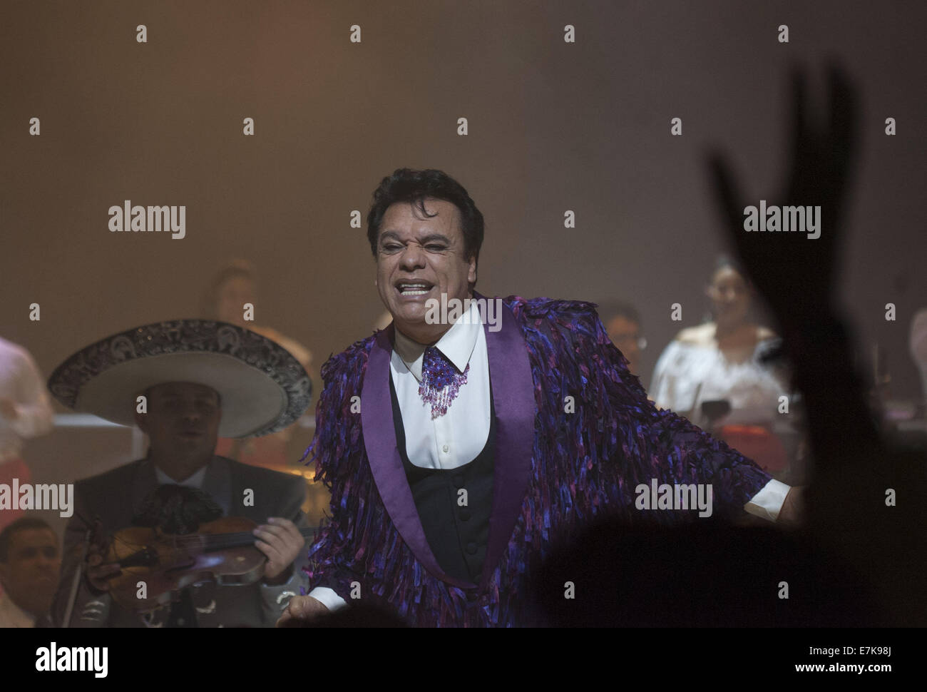 Los Angeles, CALIFORNIA, USA. 18th Sep, 2014. Mexican singer Juan ...
