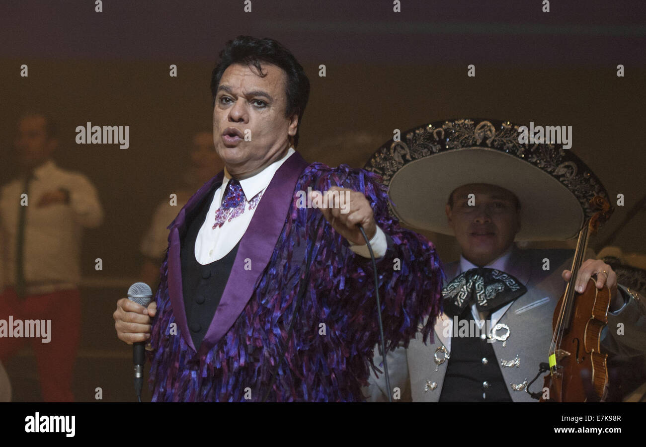 Los Angeles, CALIFORNIA, USA. 18th Sep, 2014. Mexican singer Juan ...