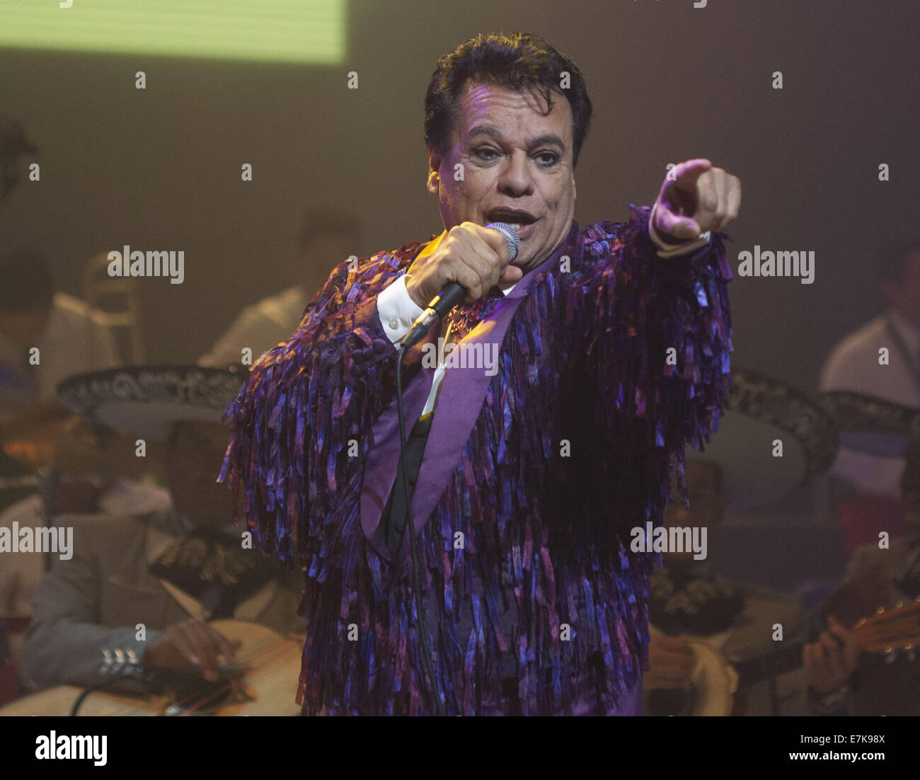 Los Angeles, CALIFORNIA, USA. 18th Sep, 2014. Mexican singer Juan ...