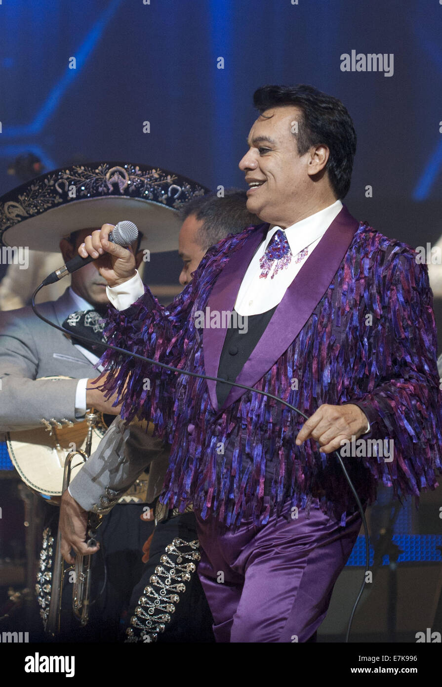 Los Angeles, CALIFORNIA, USA. 18th Sep, 2014. Mexican singer Juan ...