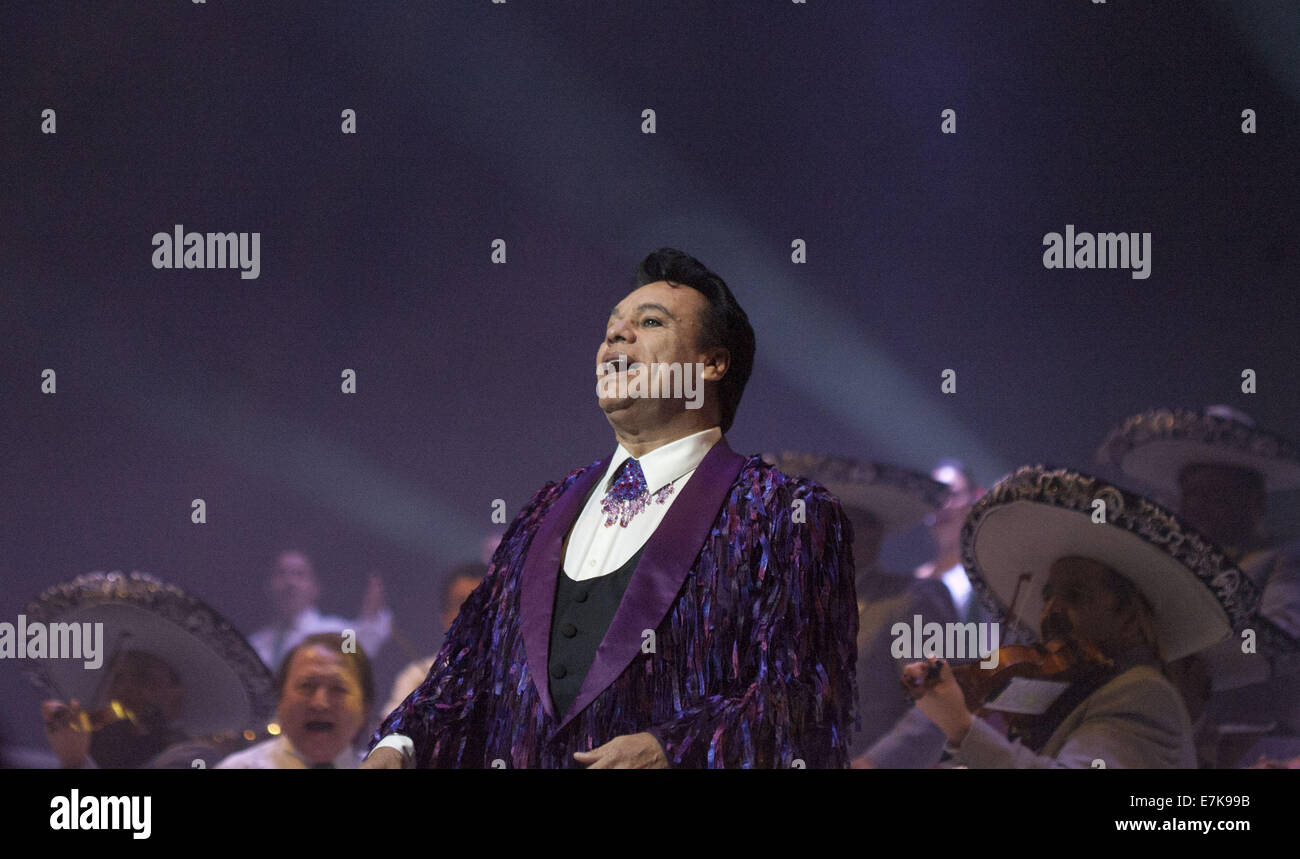 Los Angeles, CALIFORNIA, USA. 18th Sep, 2014. Mexican singer Juan ...