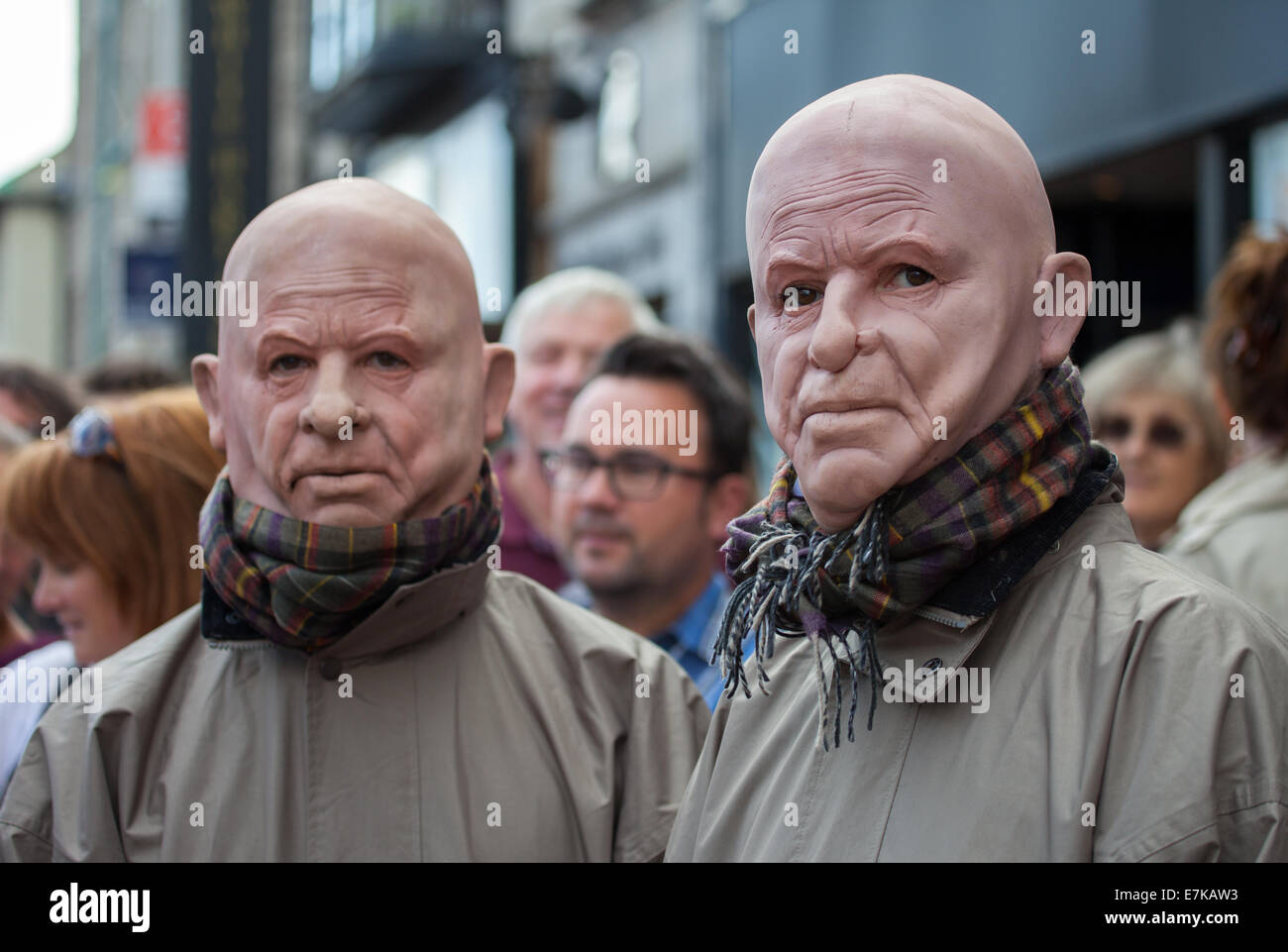 The Three Old Geezers Street Theatre mingling with the crowds at the ...