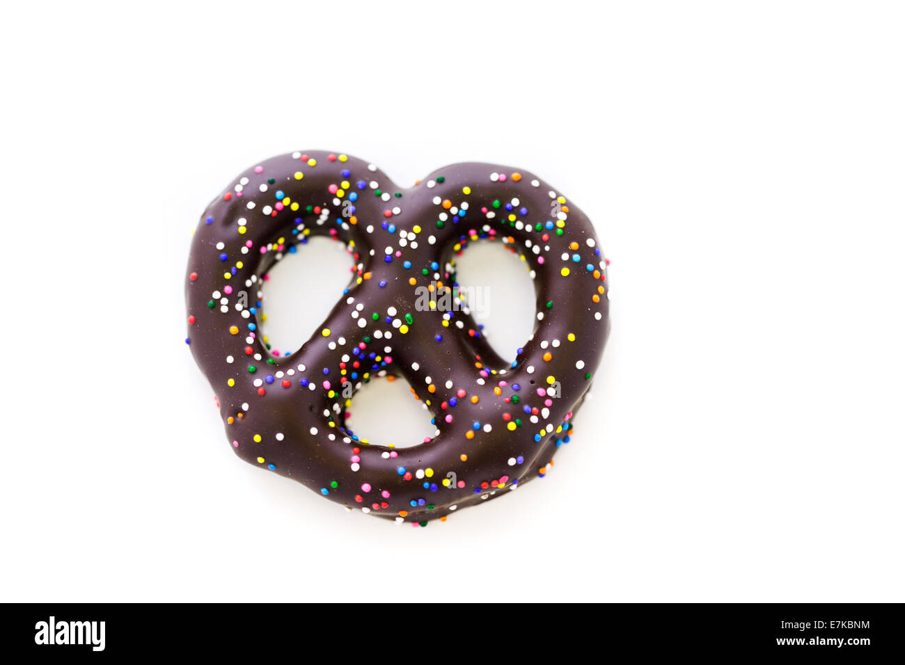 Gourmet chocolate covered pretzel with Chocolate covered pretzel with ...
