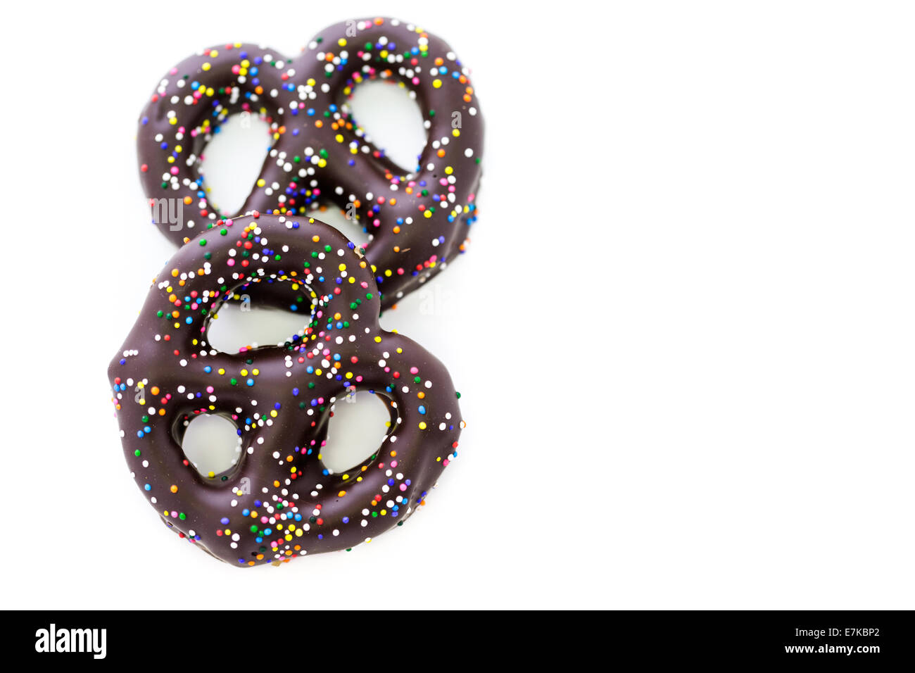 Gourmet chocolate covered pretzel with Chocolate covered pretzel with ...
