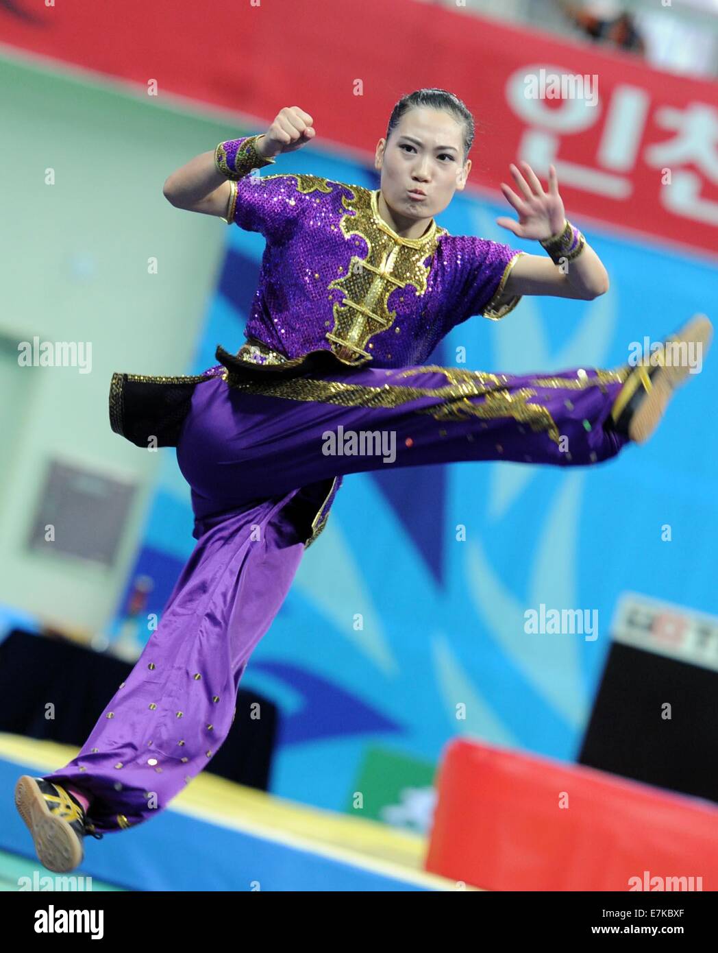 Incheon, South Korea. 20th Sep, 2014. Wei Hong of China performs during ...