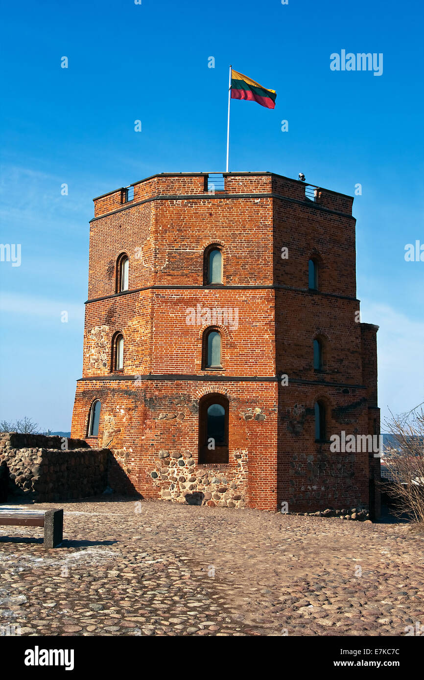 Tower of Gediminas - Symbol of Vilnius. Lithuania Stock Photo - Alamy
