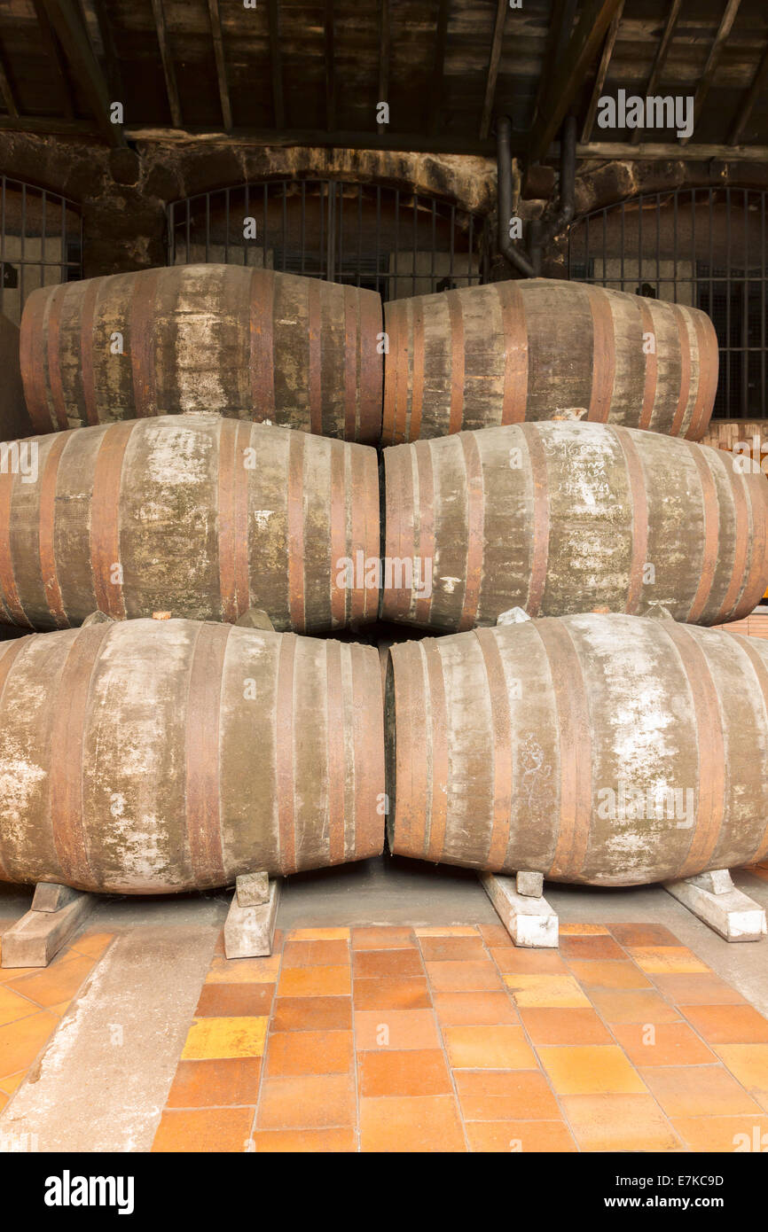 port wine barrels Stock Photo - Alamy