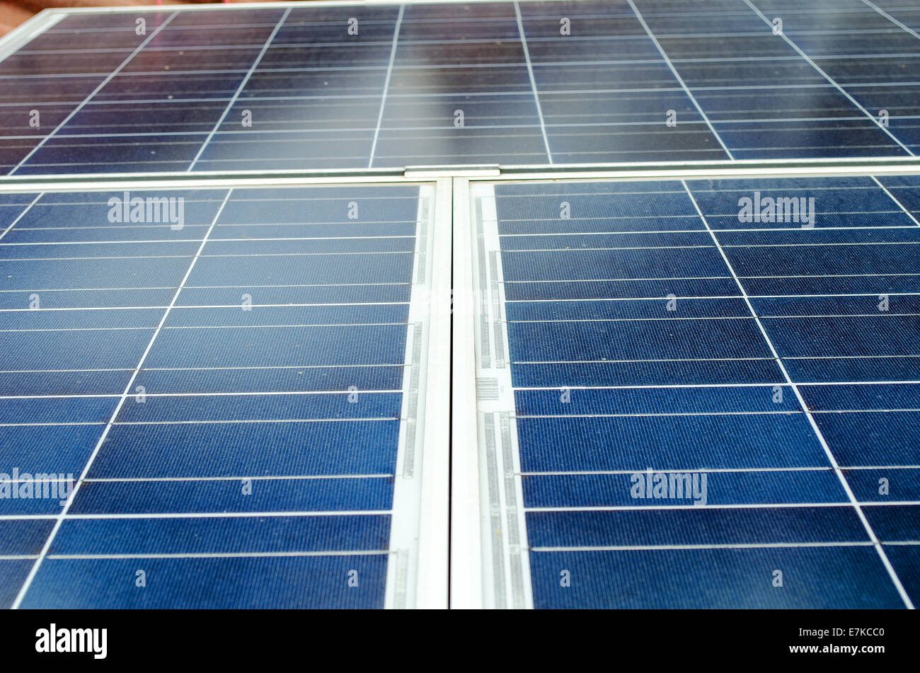 Close up of solar power plant panels Stock Photo - Alamy