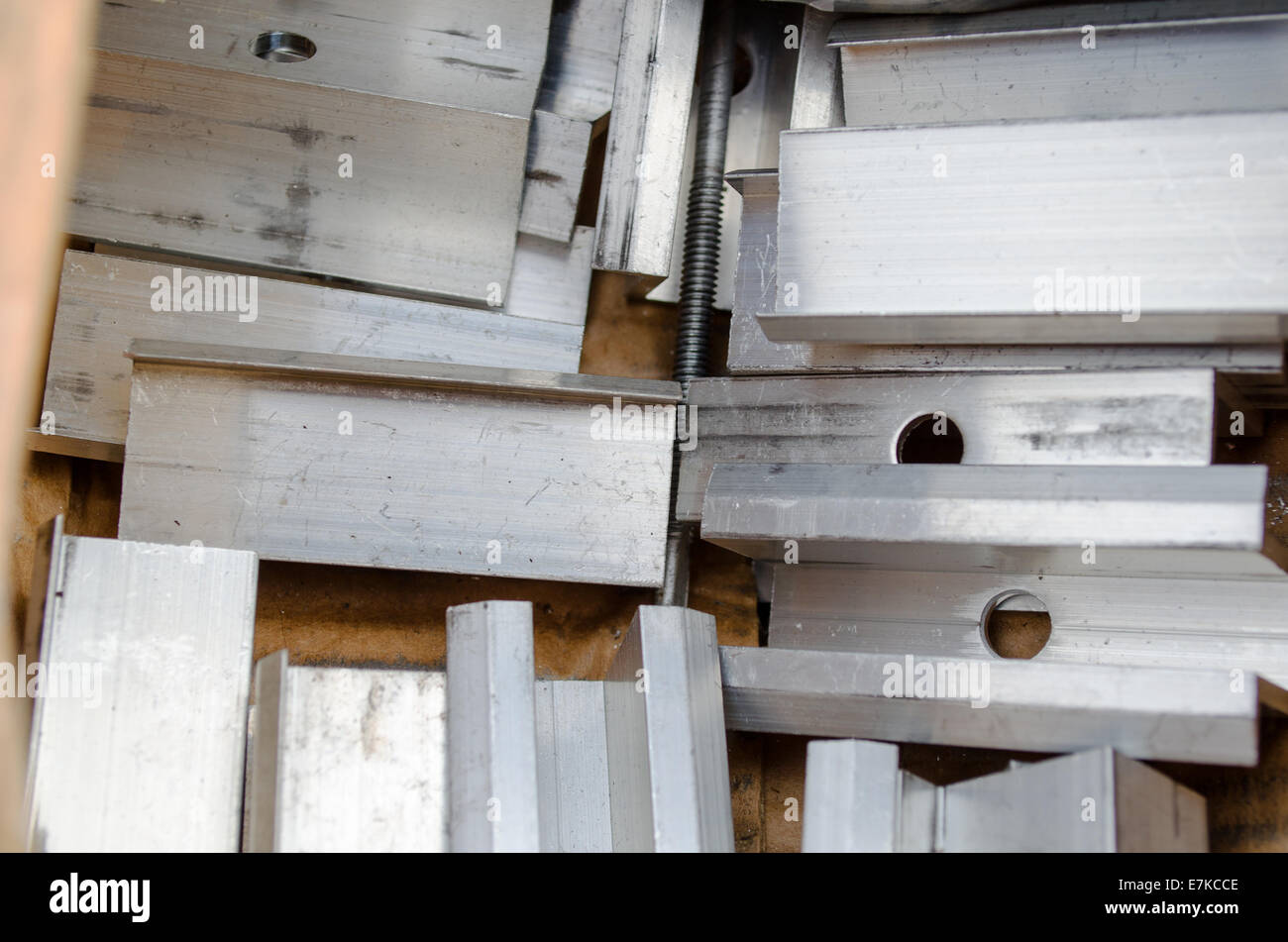 Solar clamps close up Stock Photo - Alamy
