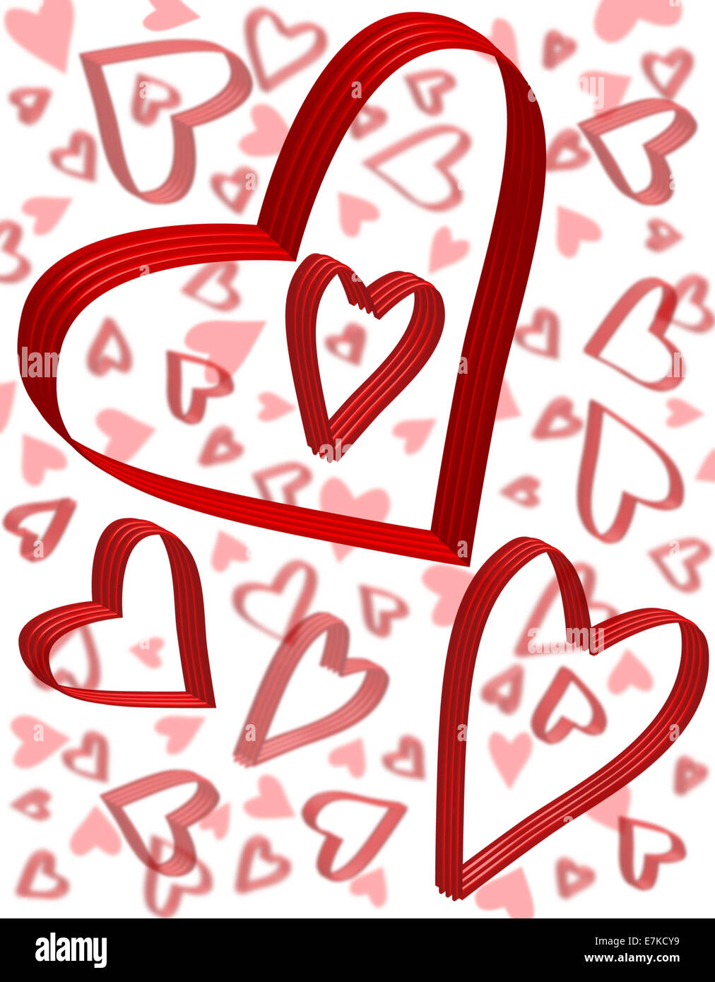 Floating hearts hi-res stock photography and images - Alamy