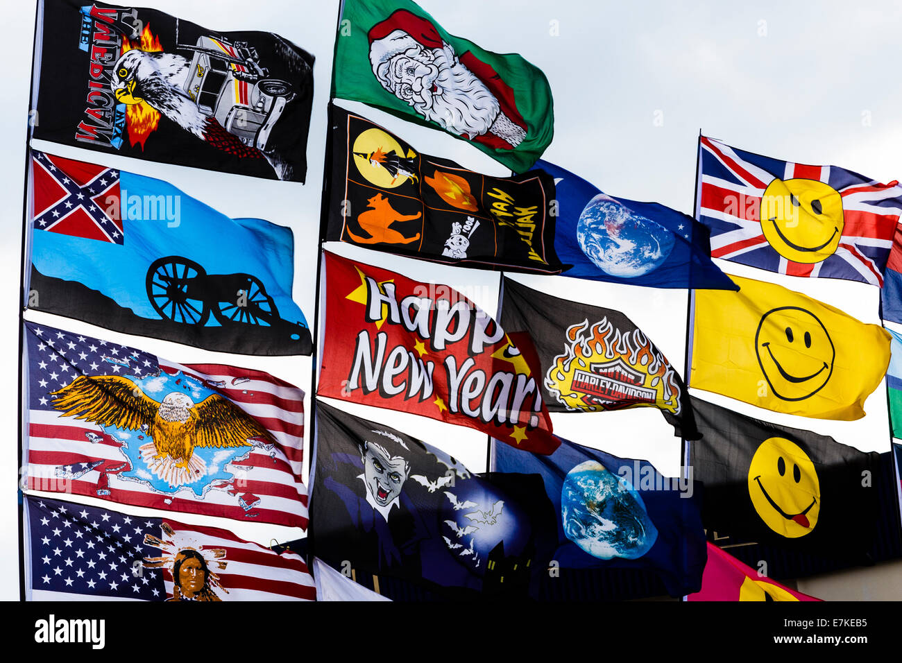Festival flags hi-res stock photography and images - Alamy