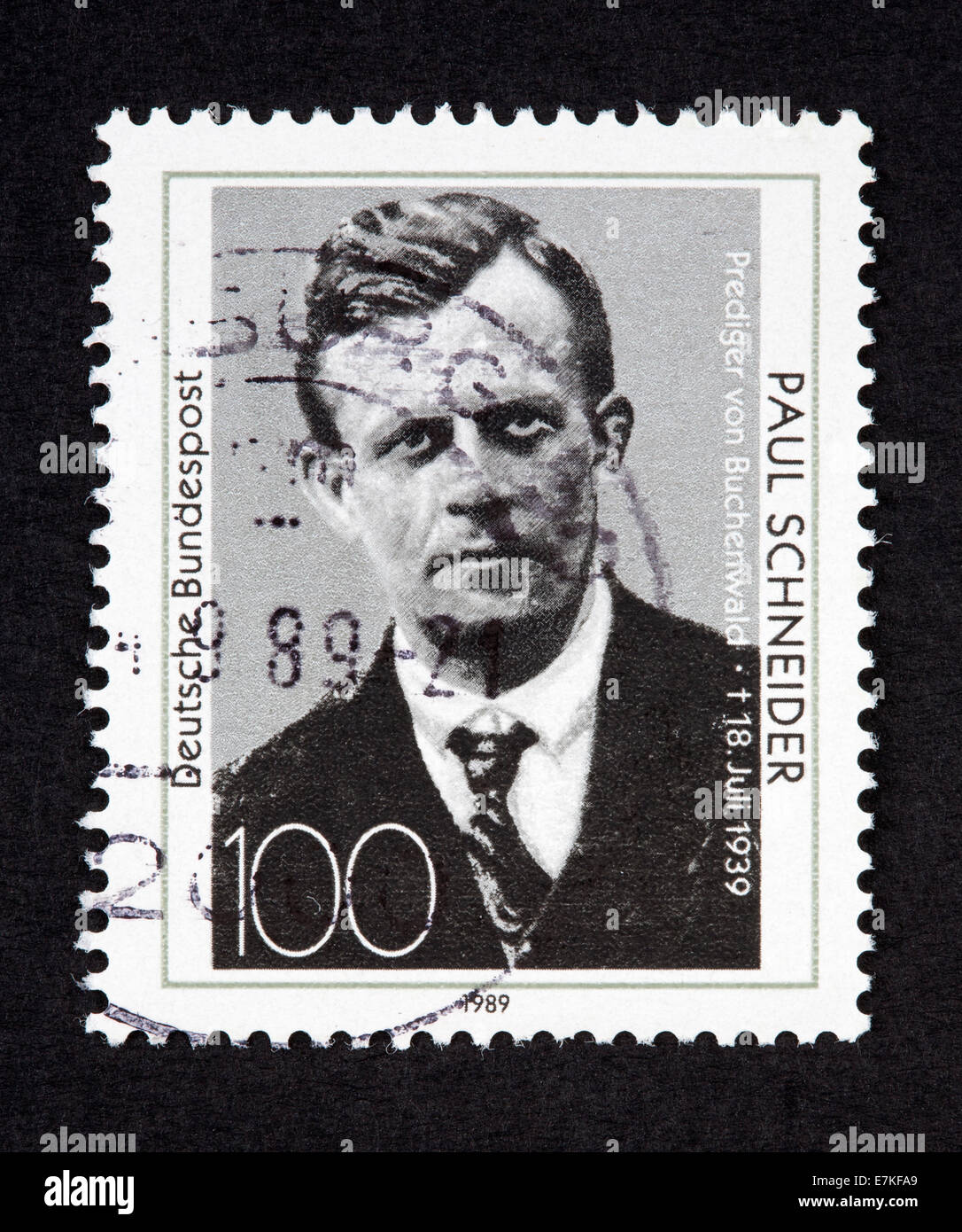 German postage stamp Stock Photo - Alamy