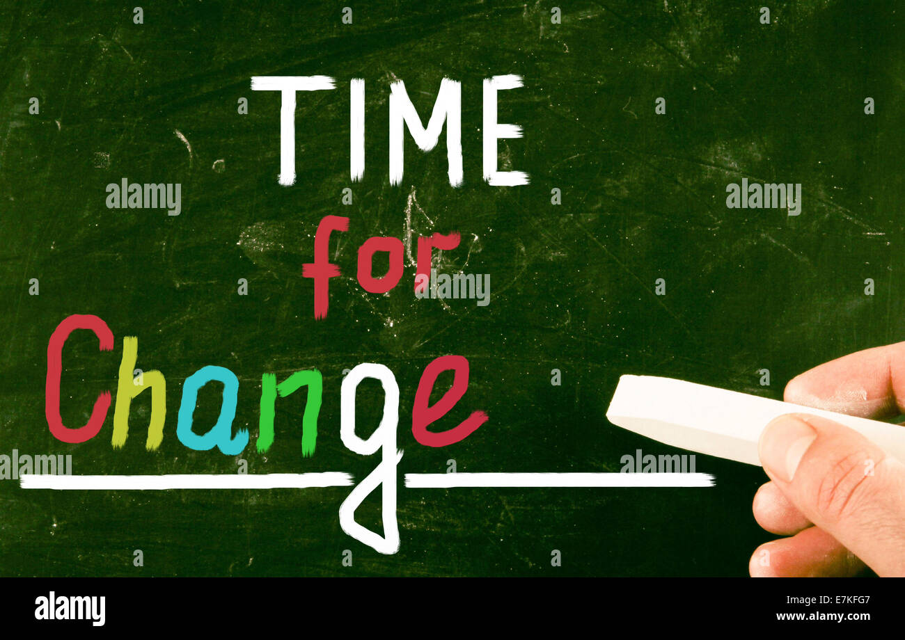 time for change concept Stock Photo - Alamy