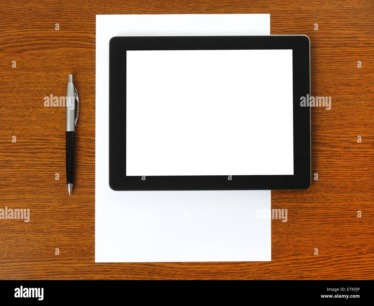 Laptop pen paper hi-res stock photography and images - Alamy