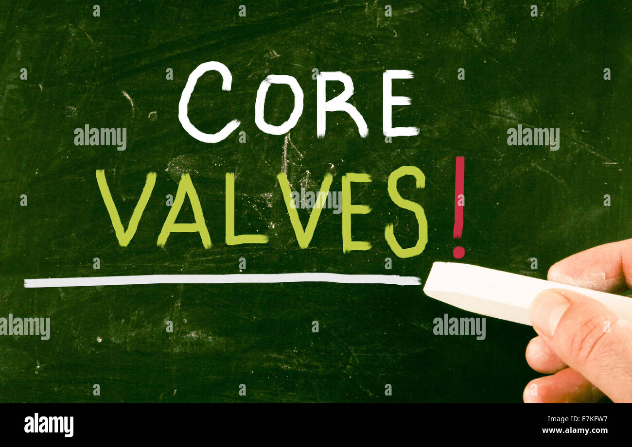 Core values of the company hi-res stock photography and images - Alamy